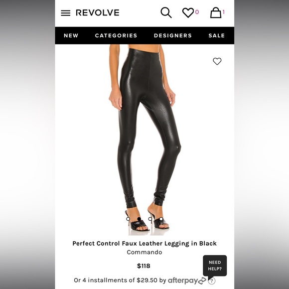 Commando | Pants & Jumpsuits | Commando Control Faux Leather Leggings ...